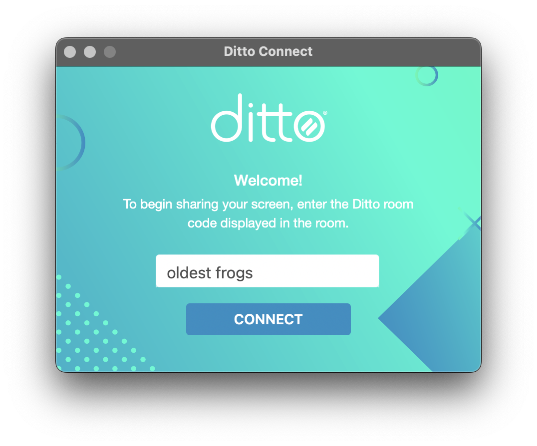 Using the extended desktop feature in Ditto Connect
